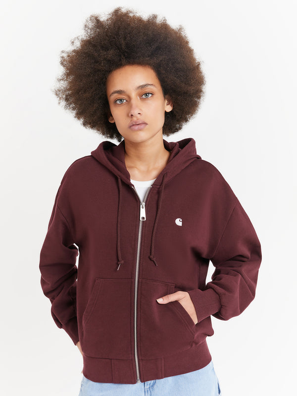 Carhartt Wip Hooded Casey Jacket Dark Red | Glue Store