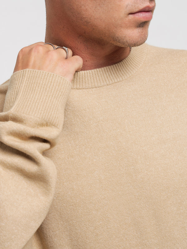 Article One Arden Knit Sweat Almond | Glue Store