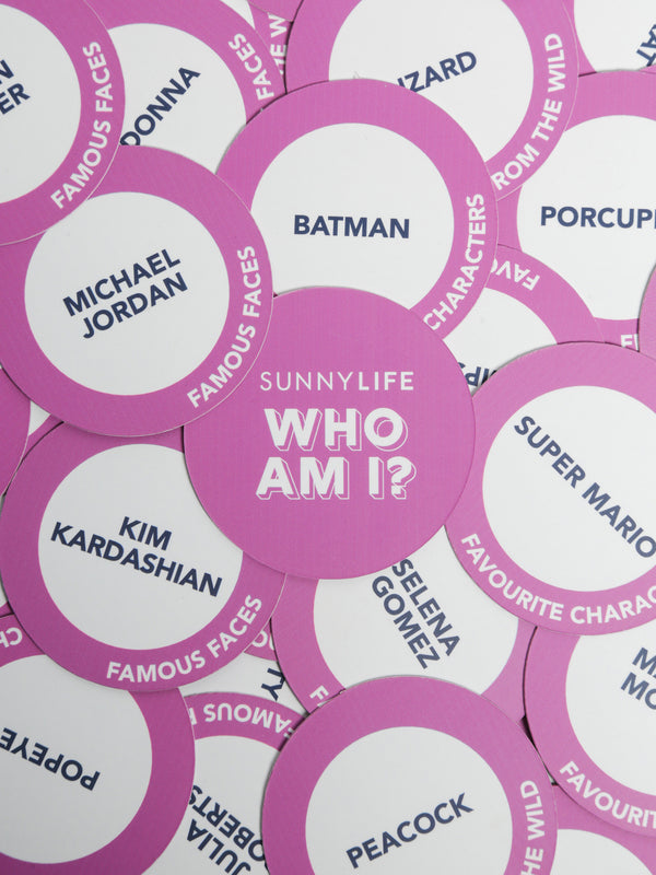 Sunnylife Mini Games Who Am I Purple | Glue Store