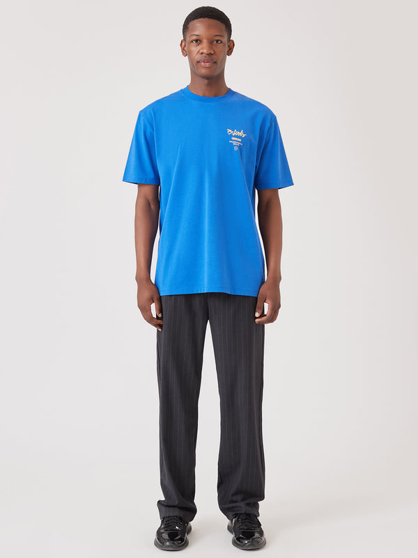 Barney Cools Logo Stack Tee Cyber. Blue | Glue Store