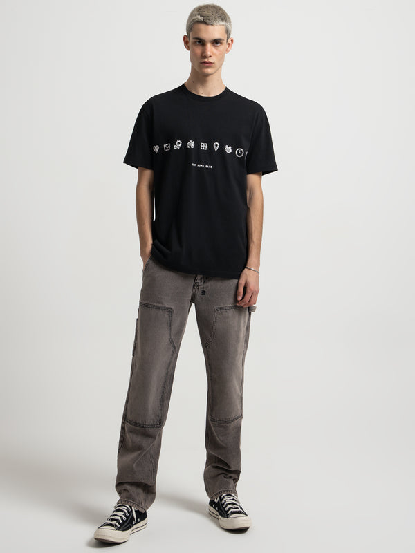 Ksubi Ikonik Kash T-Shirt Black | Glue Store