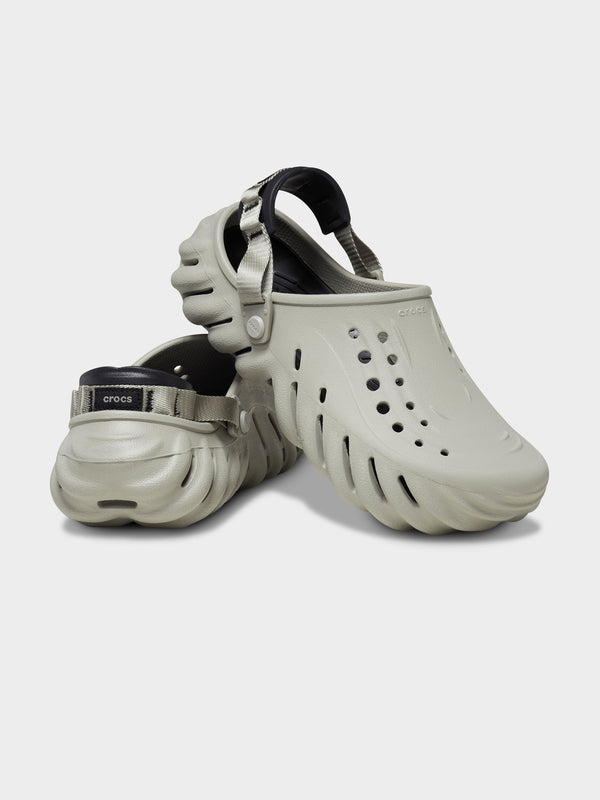 Crocs Echo Clogs in Elephant Elephant | Glue Store