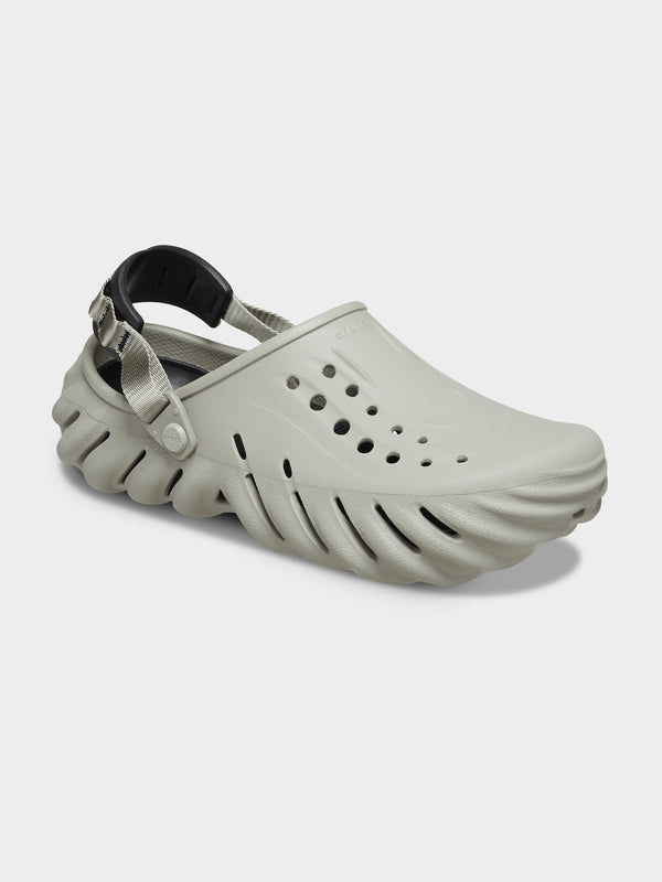 Crocs Echo Clogs in Elephant Elephant | Glue Store