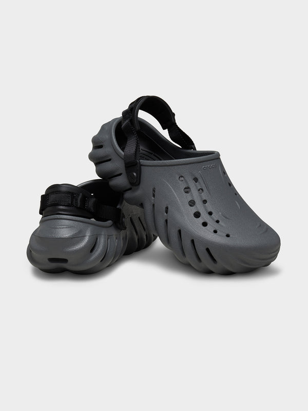 Crocs Unisex Echo Clogs Slate Grey | Glue Store