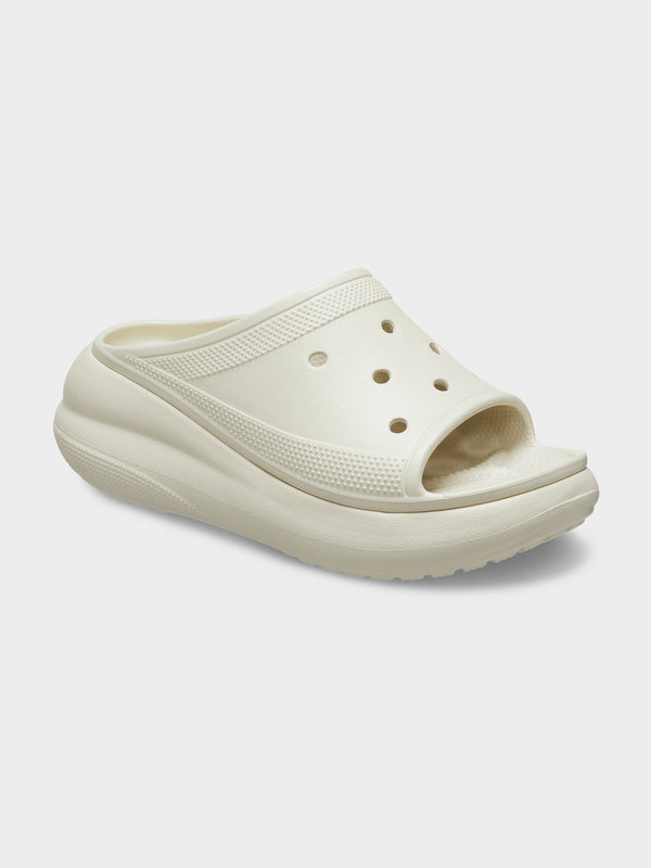 Crocs Crush Platform Slides Bone | Glue Store