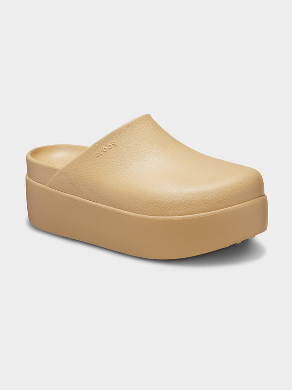 Crocs Dylan Platform Clog Wheat | Glue Store