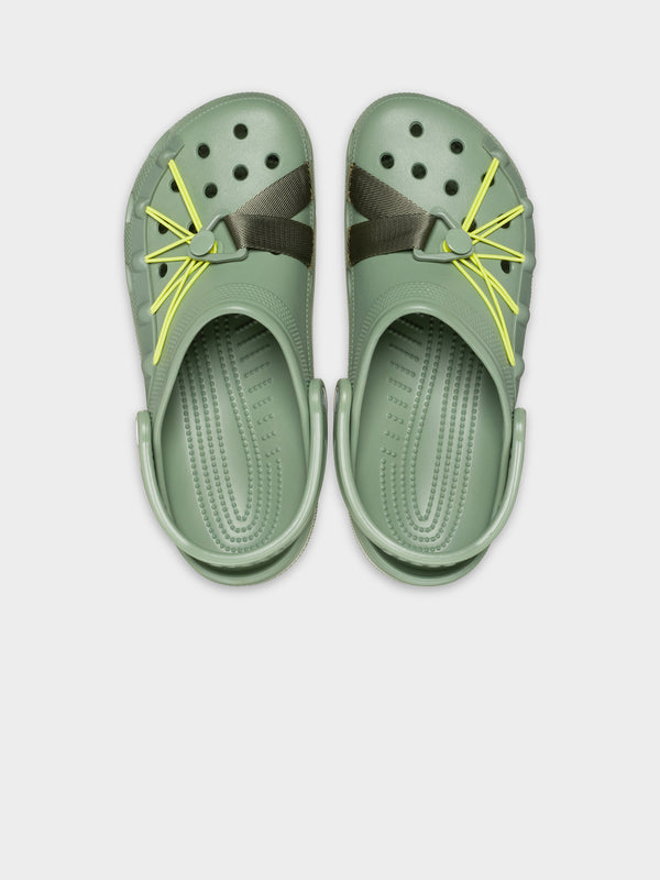 Crocs Classic Lockdown Clogs in Moss Moss/multi | Glue Store