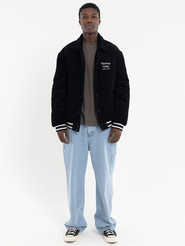 Weekend Cartel David Letterman Jacket Black | Glue Store