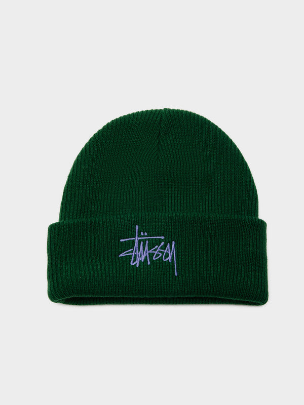 Stussy Graffiti Tall Beanie Fern | Glue Store