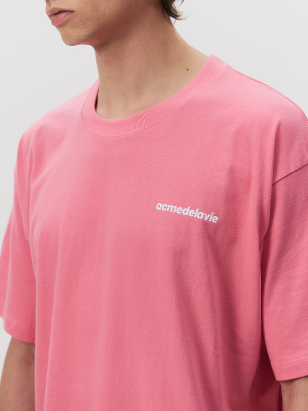 ADLV Bold Font Logo Short Sleeve T-shirt PINK | Glue Store