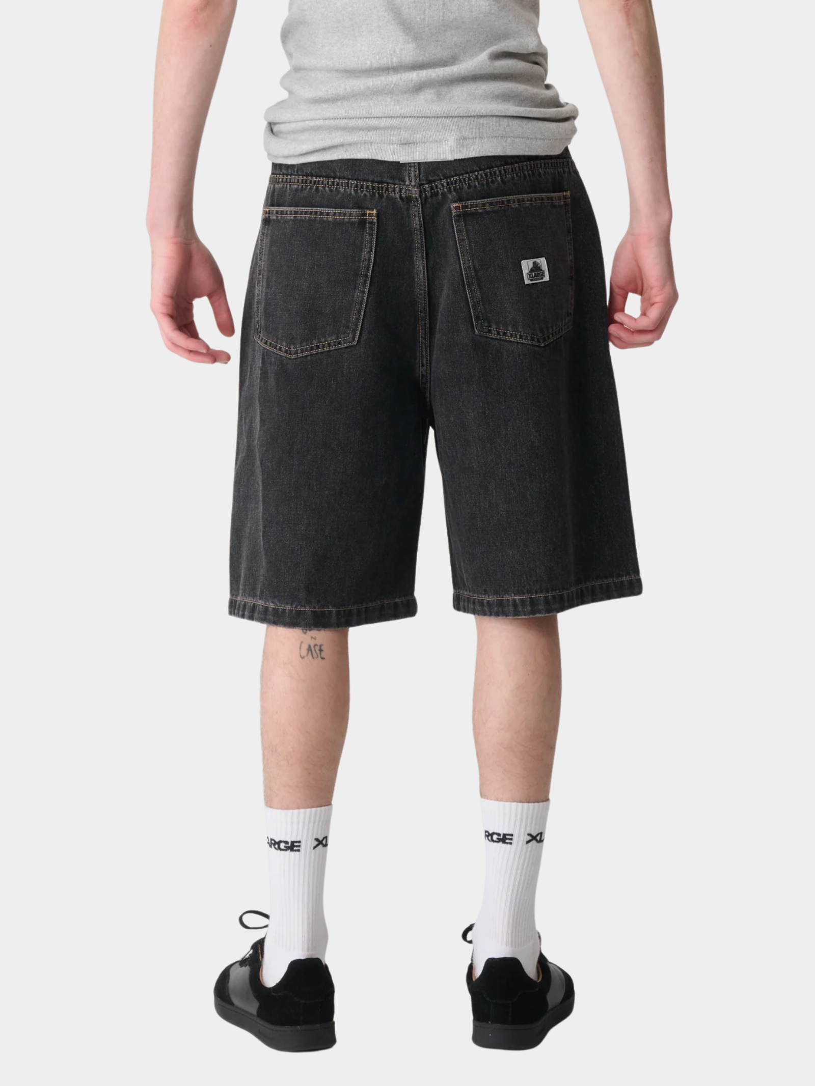 Xlarge Bull Denim 91 Short Black | Glue Store