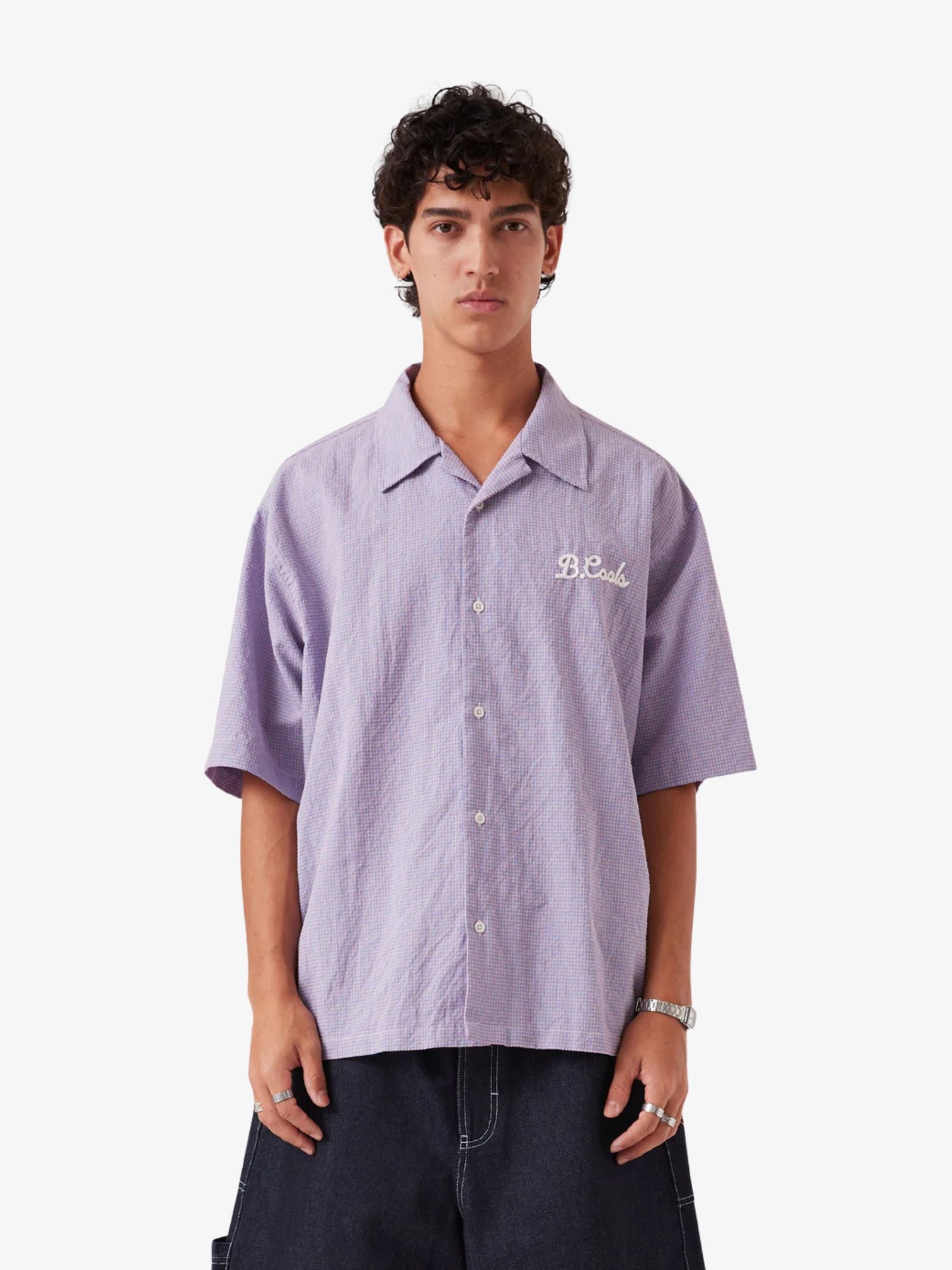 Barney Cools Script Shirt Pink | Glue Store