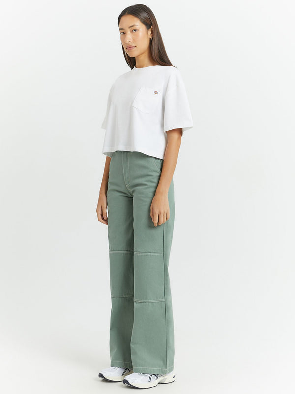 Dickies 330 Cropped T-Shirt White | Glue Store