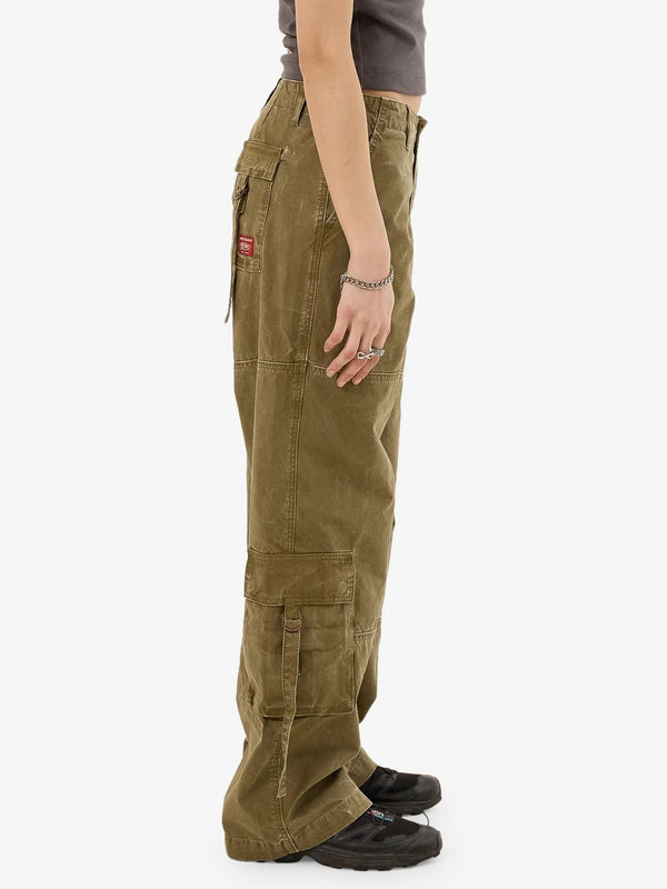 Worship Service Cargo Pant Khaki Oil Wash | Glue Store