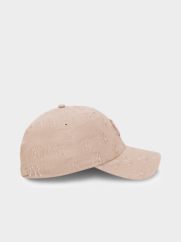 New Era New York Yankees Monogram Cap Ash Brown | Glue Store