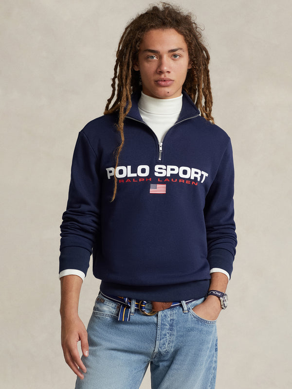Polo ralph lauren Polo Sport Quater Zip Cruise navy/white | Glue Store