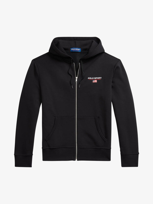 Polo Ralph Lauren Polo Sport Zip Hood Polo Black/White