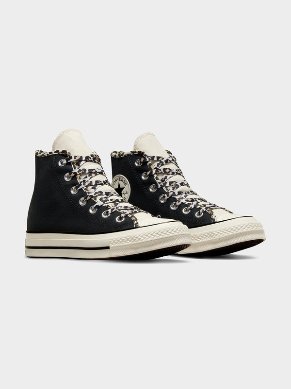 Converse Womens Chuck 70 Leopard Love High Top Sneakers