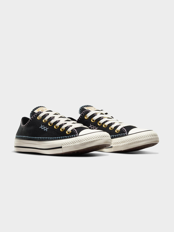 Converse Ctas Stitching Ox Black/True Sky/Egret | Glue Store