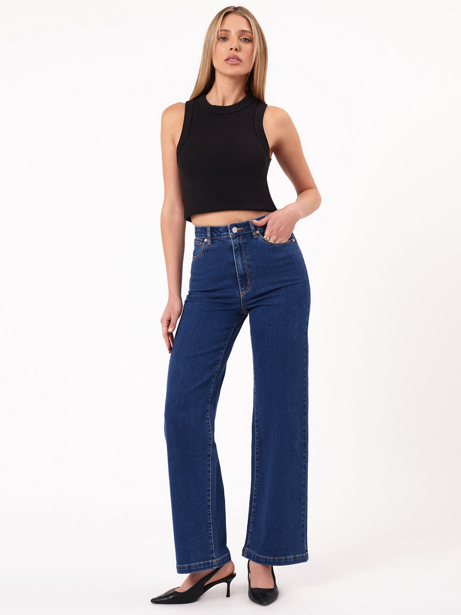 Abrand 94 High & Wide Ruth Jeans Mid Blue | Glue Store