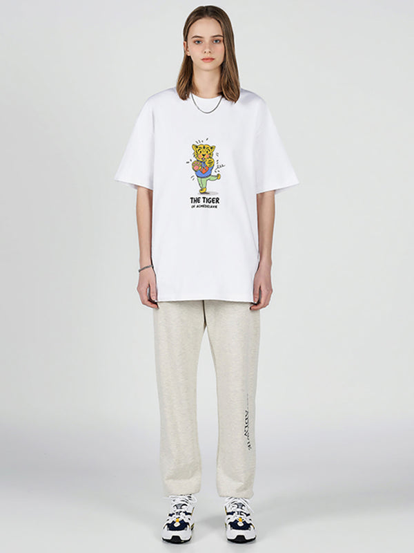 ADLV The Tiger Short Sleeve Tee White | Glue Store