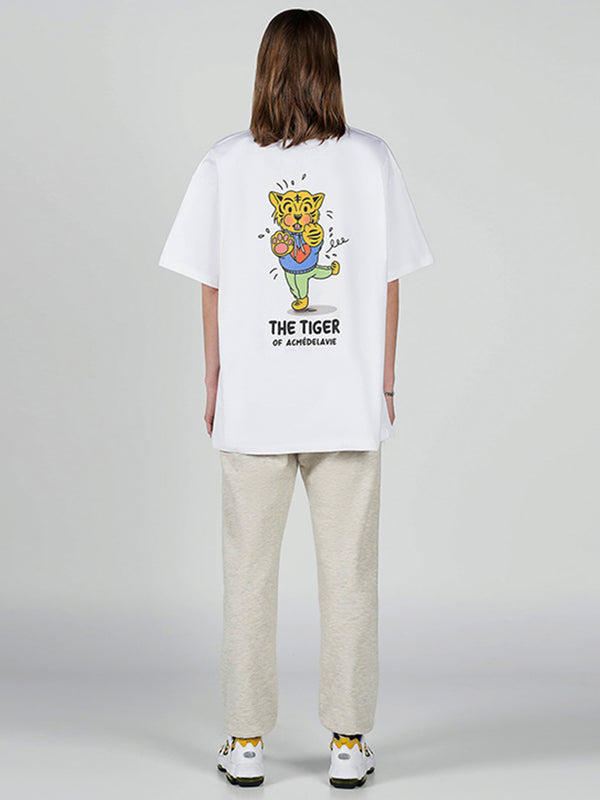 ADLV The Tiger Short Sleeve Tee White | Glue Store