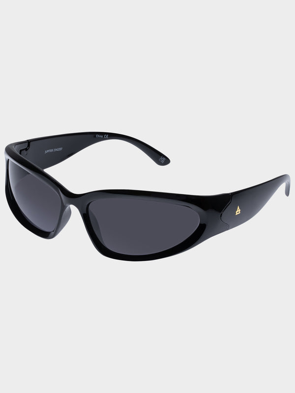Aire eyewear Jupiter Sunglasses in Black Smoke Mono | Glue Store