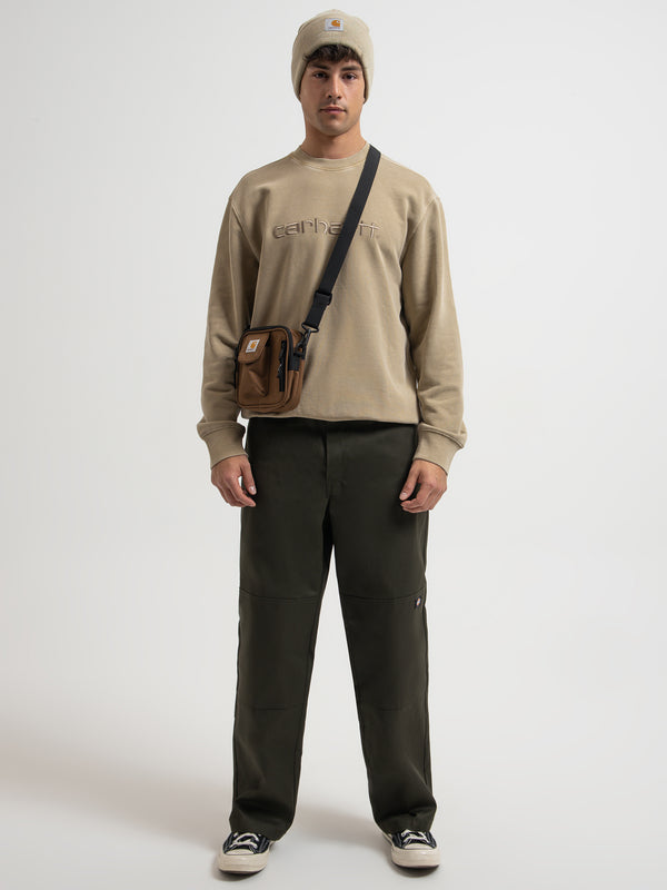 Carhartt Wip Essentials Small Cross Body Bag Dark Brown