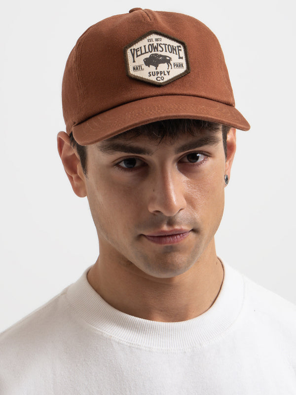 American needle Yellowstone Cap in Brown Brown | Glue Store