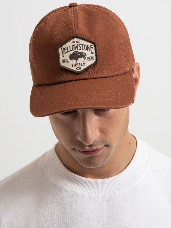 American needle Yellowstone Cap in Brown Brown | Glue Store