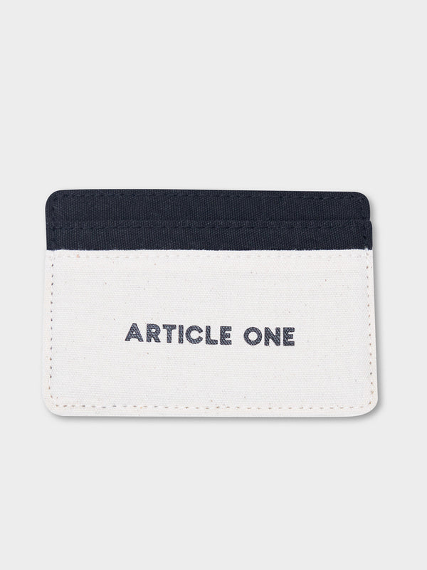 Article one Card Holder Natural/black | Glue Store