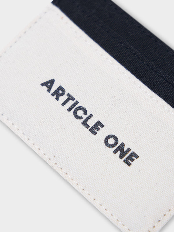 Article One Card Holder Natural/Black | Glue Store