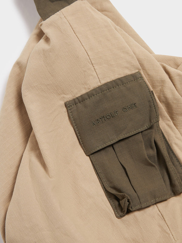 Article One Wyatt Cargo Crossbody Bag Tan | Glue Store