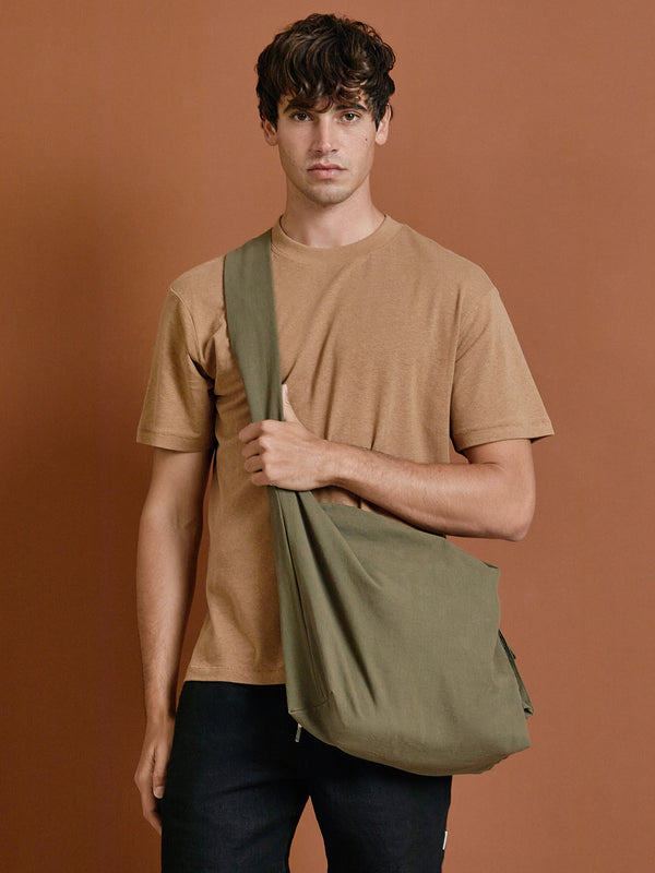 Article one Wyatt Cargo Crossbody Bag in Olive Olive | Glue Store