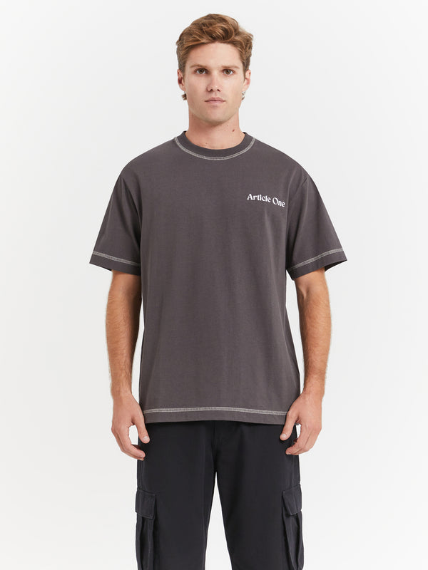Article One Legacy Logo T-Shirt Coal | Glue Store