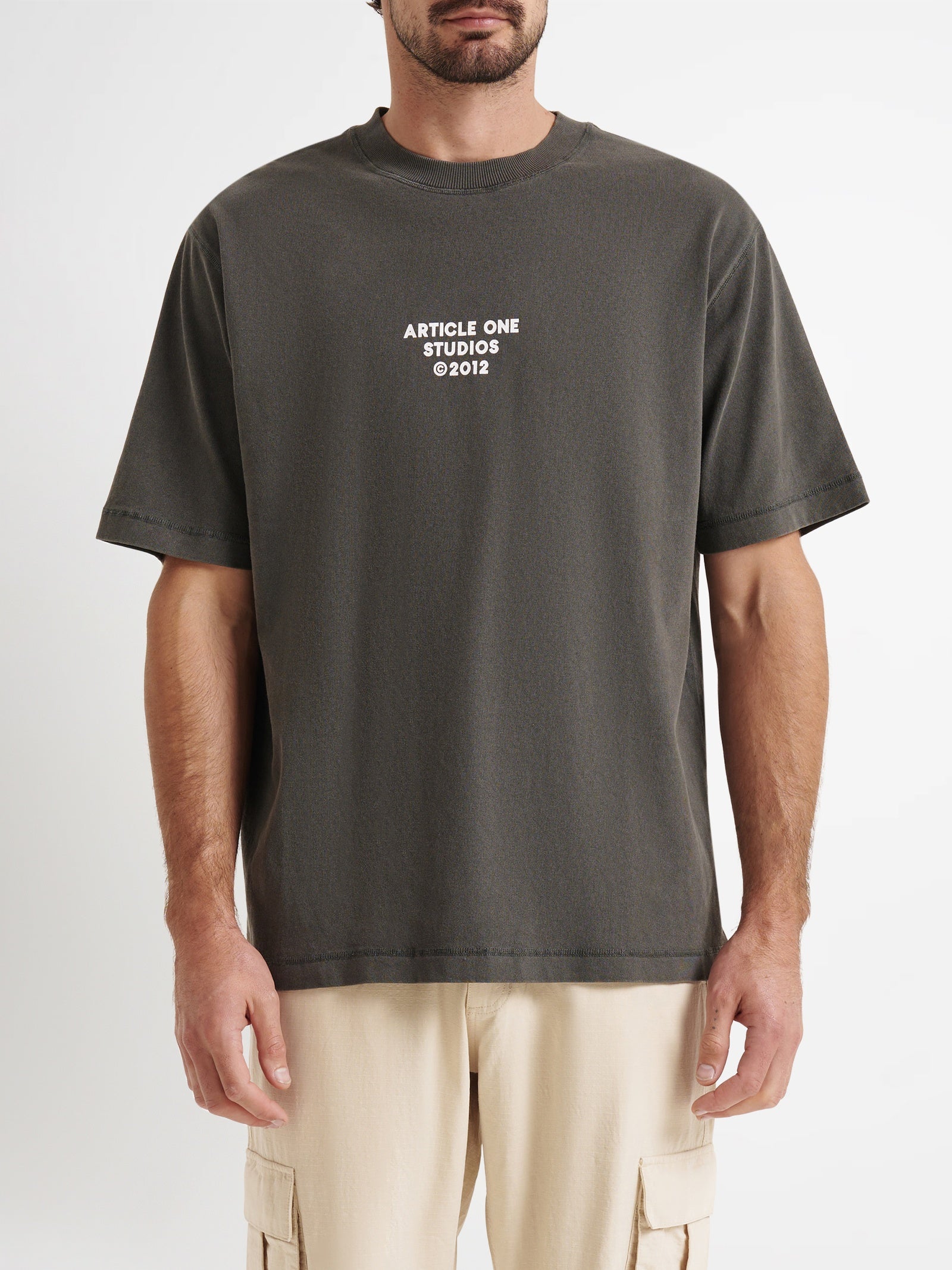 Article One Studio Logo T-Shirt Coal | Glue Store
