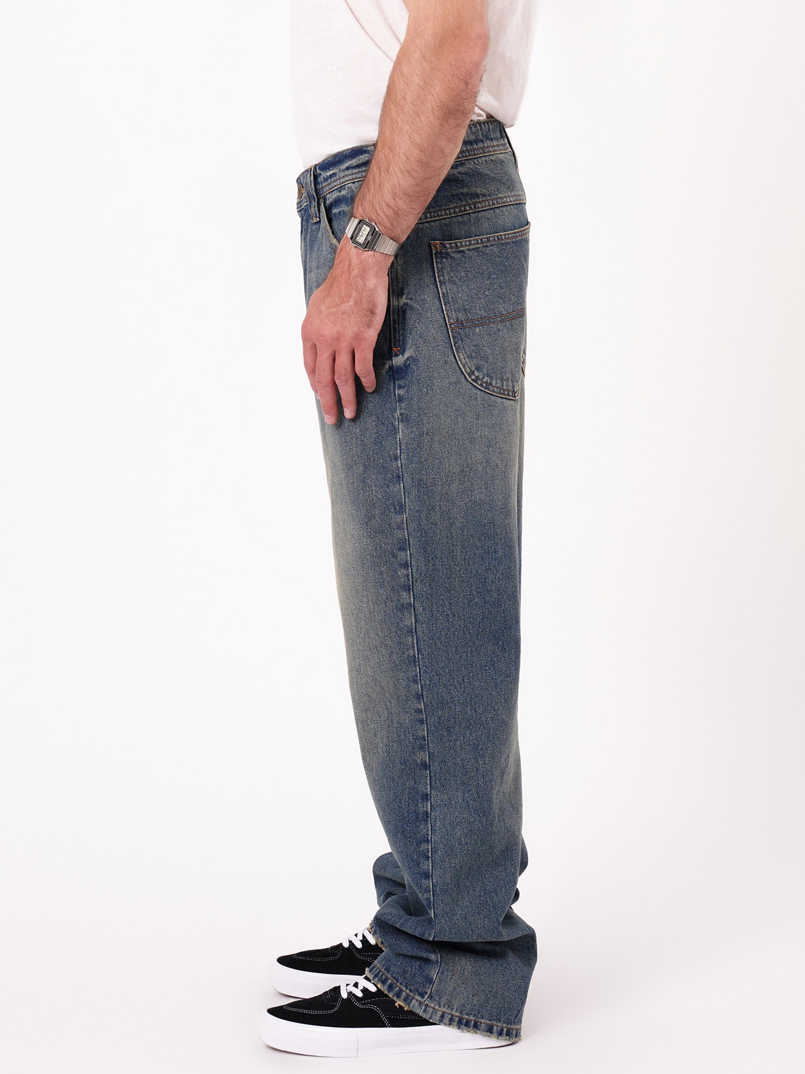 Abrand A5 Baggy Justin Jeans Mid Vintage Indigo | Glue Store
