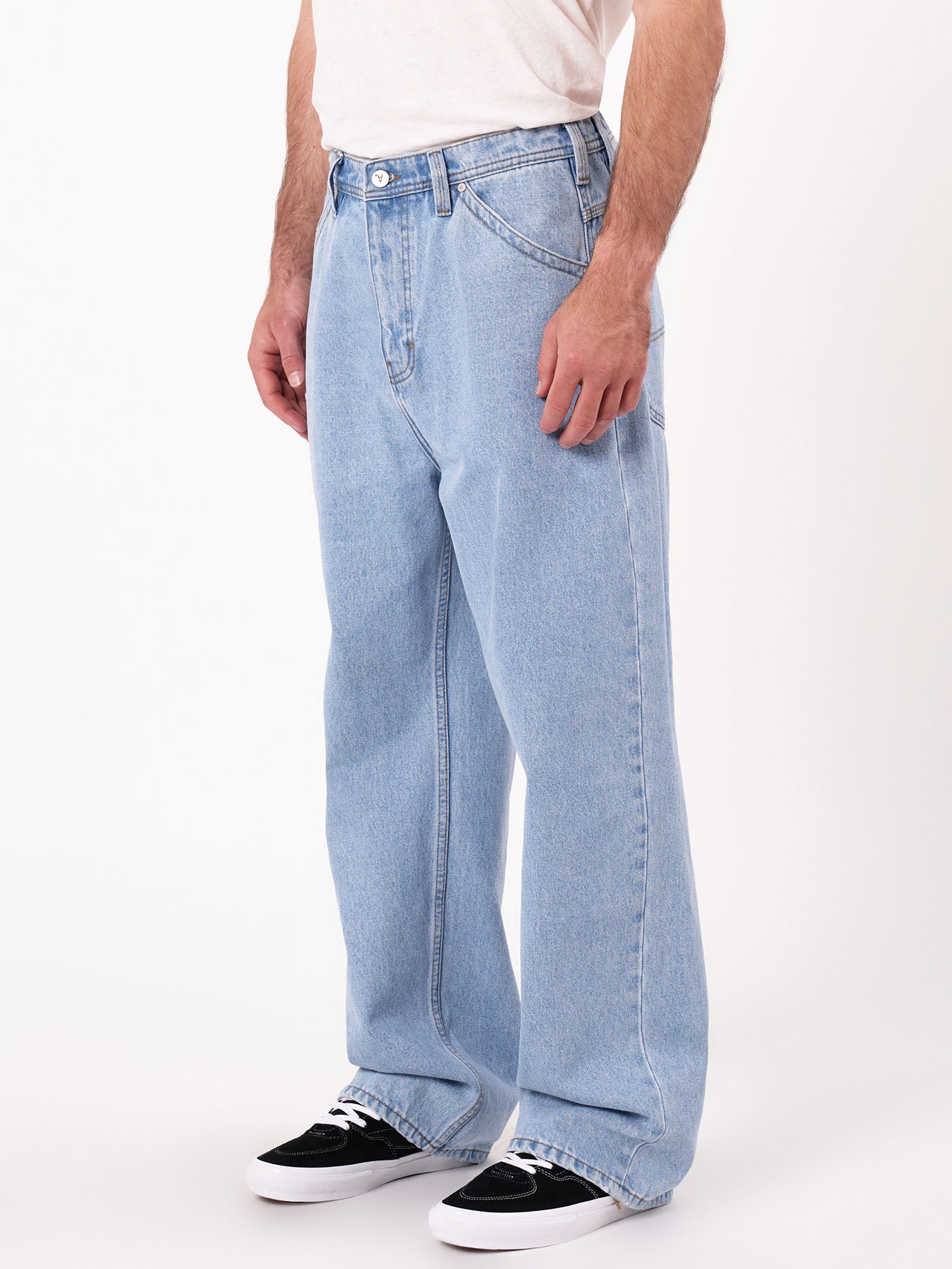 Abrand A6 Big Baggy John Jeans Bleach Blue | Glue Store