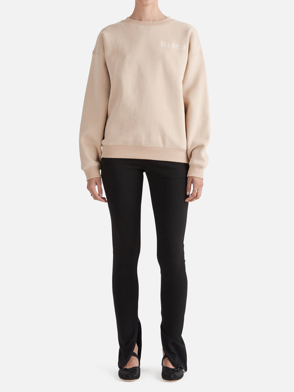 Ena pelly Logo Relaxed Sweater in Camel Camel | Glue Store