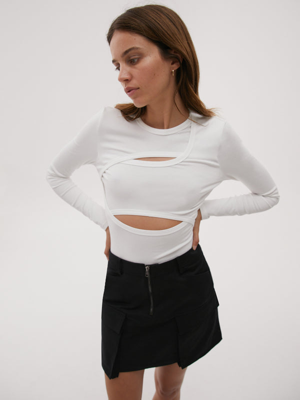 Misha Urban Darcee Top Ivory | Glue Store