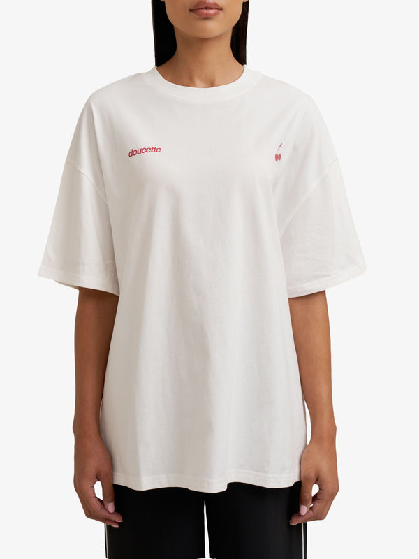 Doucette Unisex Sweet Cherry Box Tee Ivory | Glue Store