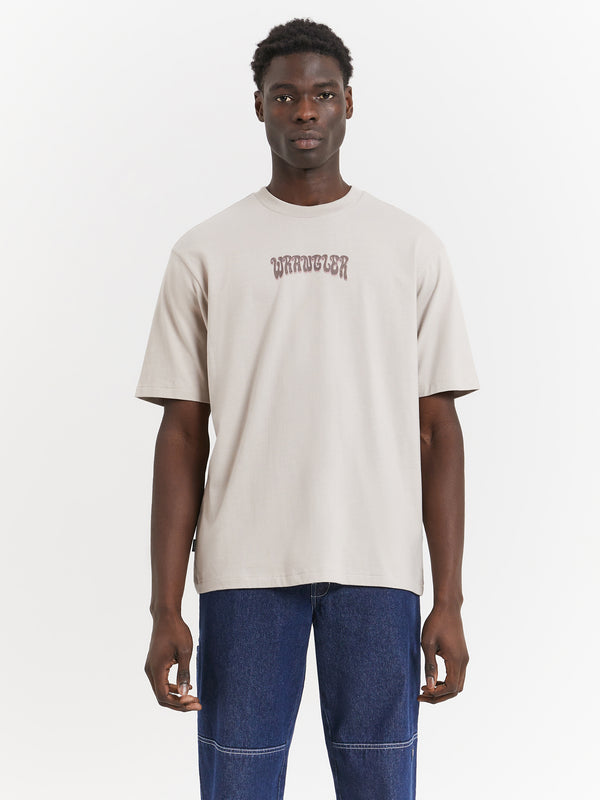 Wrangler Botanical Love Slacker T-Shirt Ashes | Glue Store