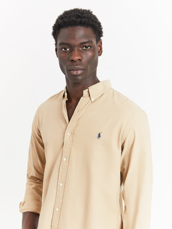 Polo Ralph Lauren 40/1 GD Oxford Shirt Surrey Tan