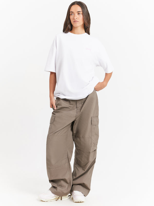 Stussy Shrooms Heavyweight Relaxed T-Shirt White