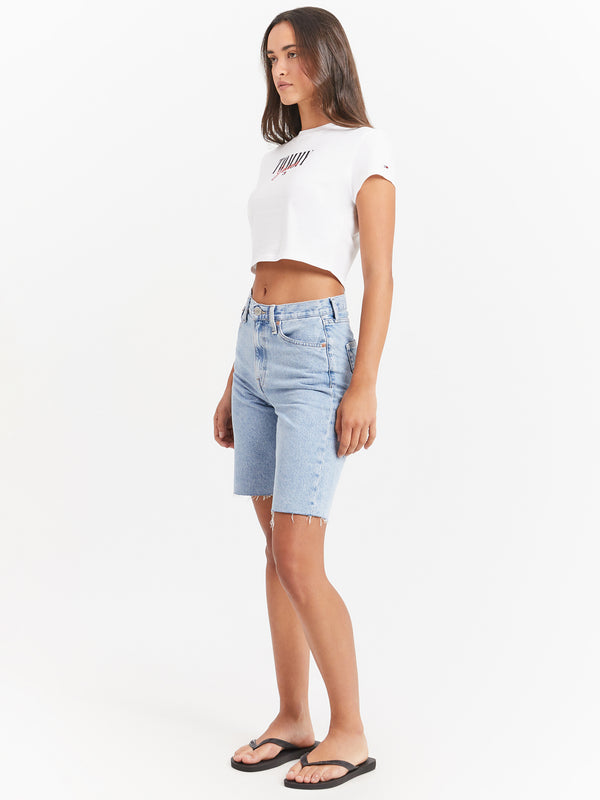 Tommy Hilfiger Harper Bermuda High Rise Denim Jorts