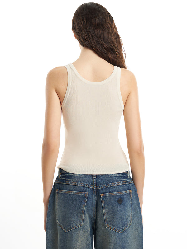 First Mse Mse Knit Tank Top Shell | Glue Store