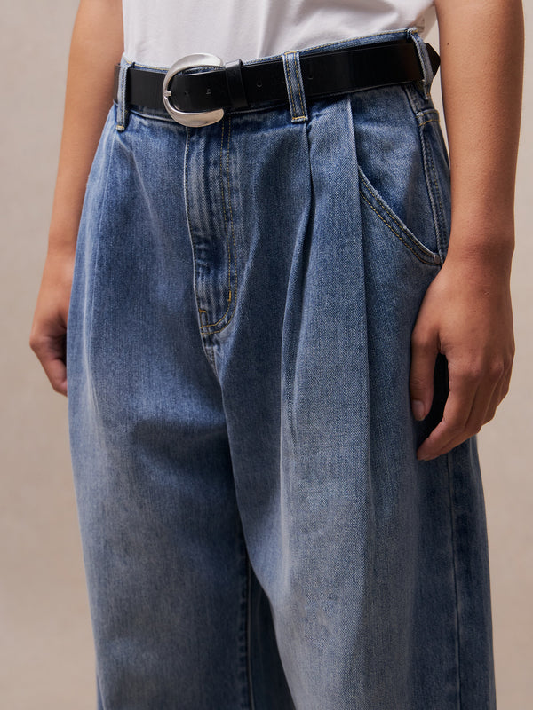 MSE Wide Leg Jean Vintage Stone | Glue Store