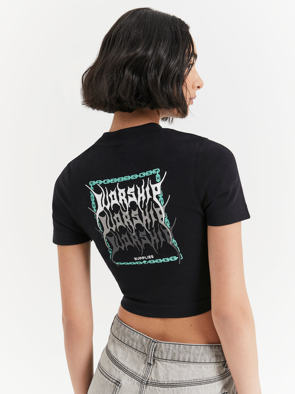 Worship Abyss Micro Tee Black | Glue Store