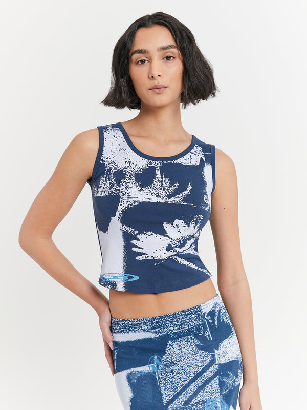 Thrills Alchemy Y2K Tank New Teal | Glue Store