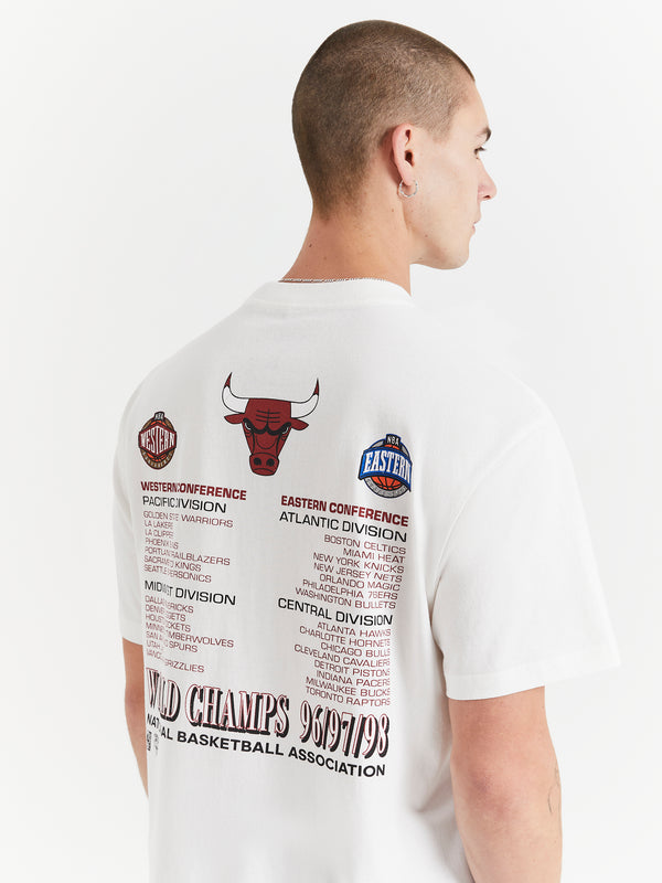 Mitchell & ness Champs Band T-Shirt in Vintage White | Glue Store